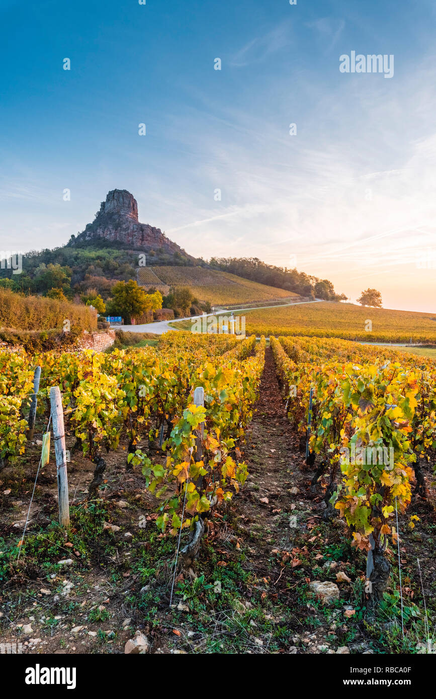 France, Bourgogne-Franche-Comte, Burgundy, Saone-et-Loire, Solutre ... France, Bourgogne-Franche-Comte, Burgundy, Saone-et-Loire, Solutre ...