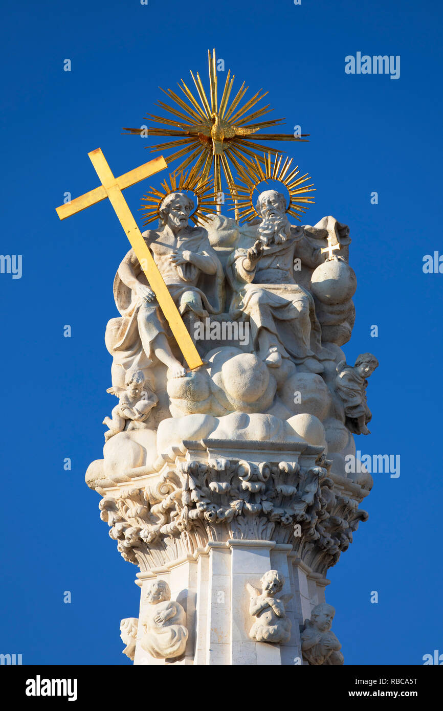 Holy Trinity Statue in Old Buda, Budapest, Hungary Stock Photo - Alamy