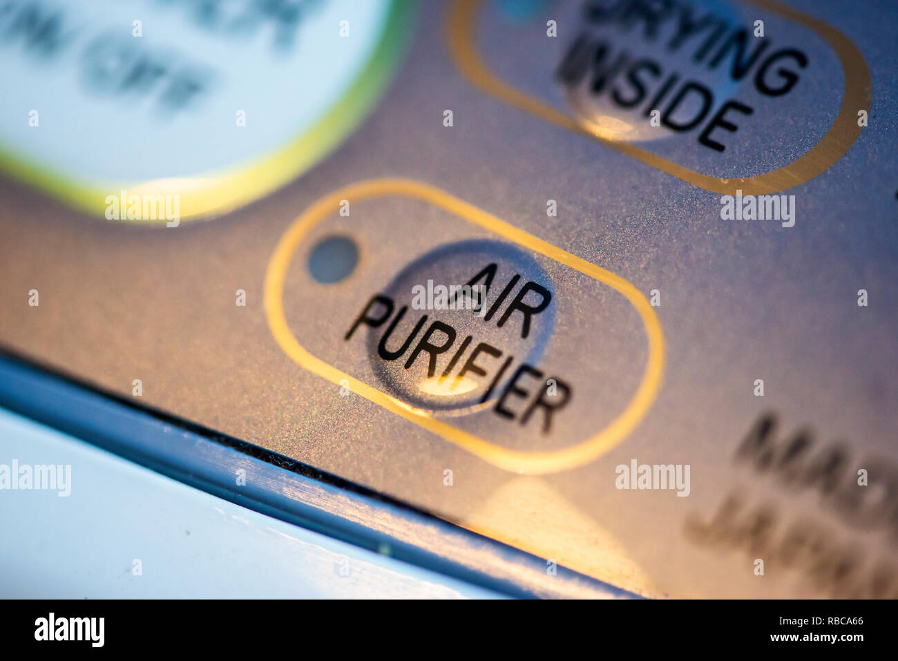Air Purifier and dehumidifier. Concept for cleaning air and ...