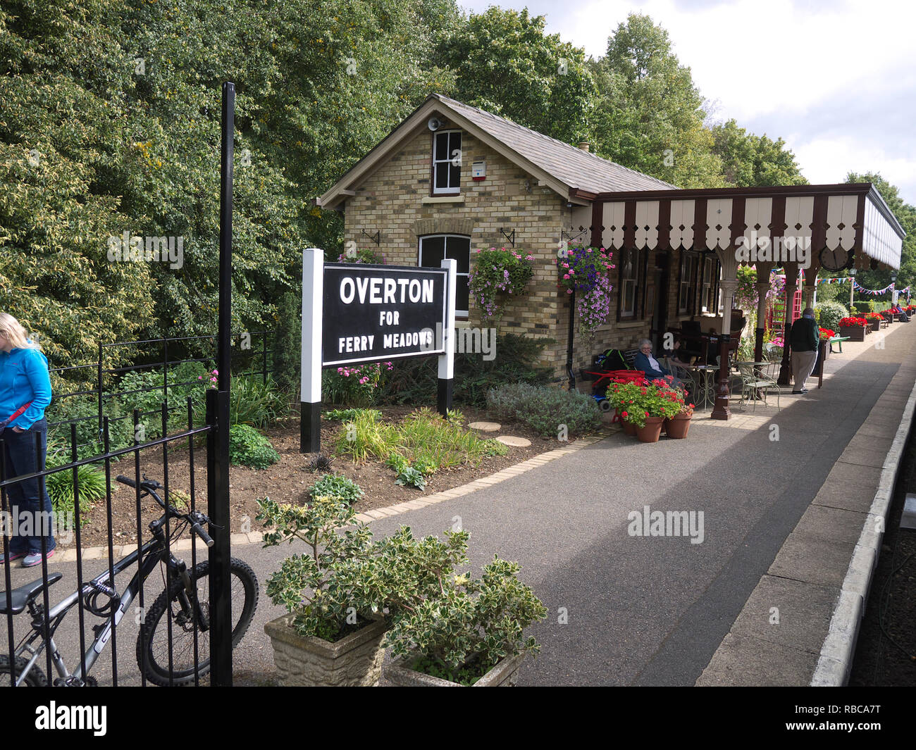 Overton station on the Nene valley railway Stock Photo - Alamy
