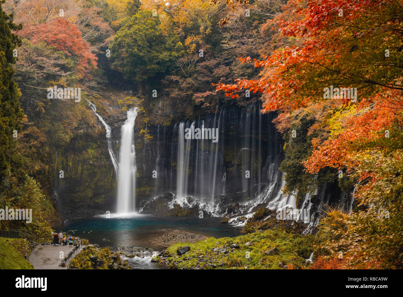 Shiraito Falls, Fujinomiya, Shizuoka Prefecture, Honshu, Japan Stock ...