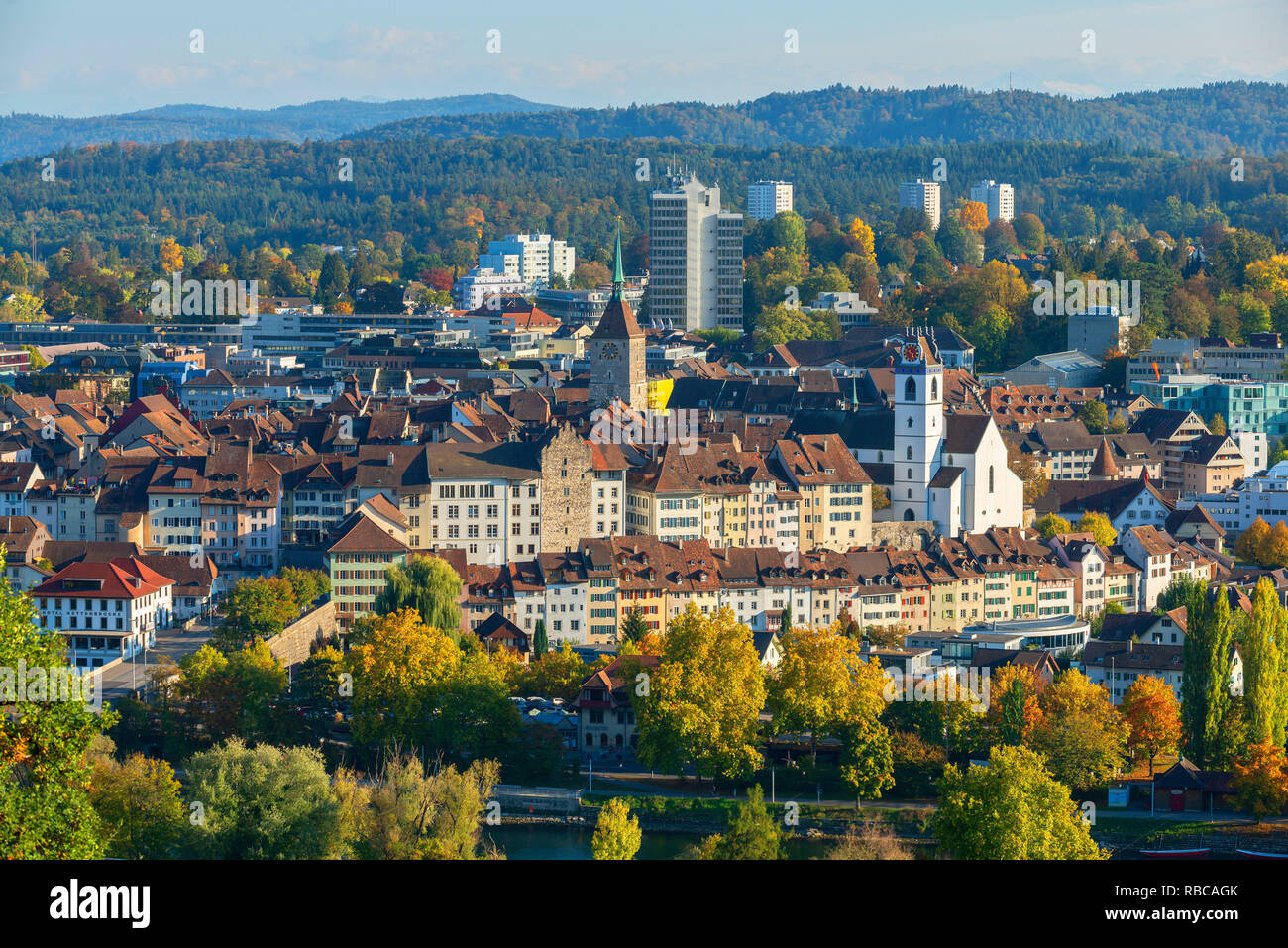 Aarau old town, Aargau, Switzerland Stock Photo - Alamy
