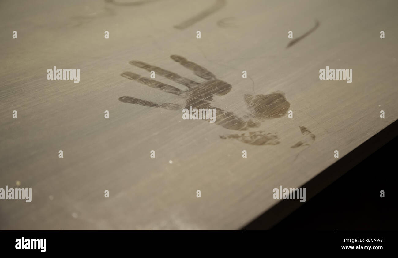 Hand print child adult hi-res stock photography and images - Alamy