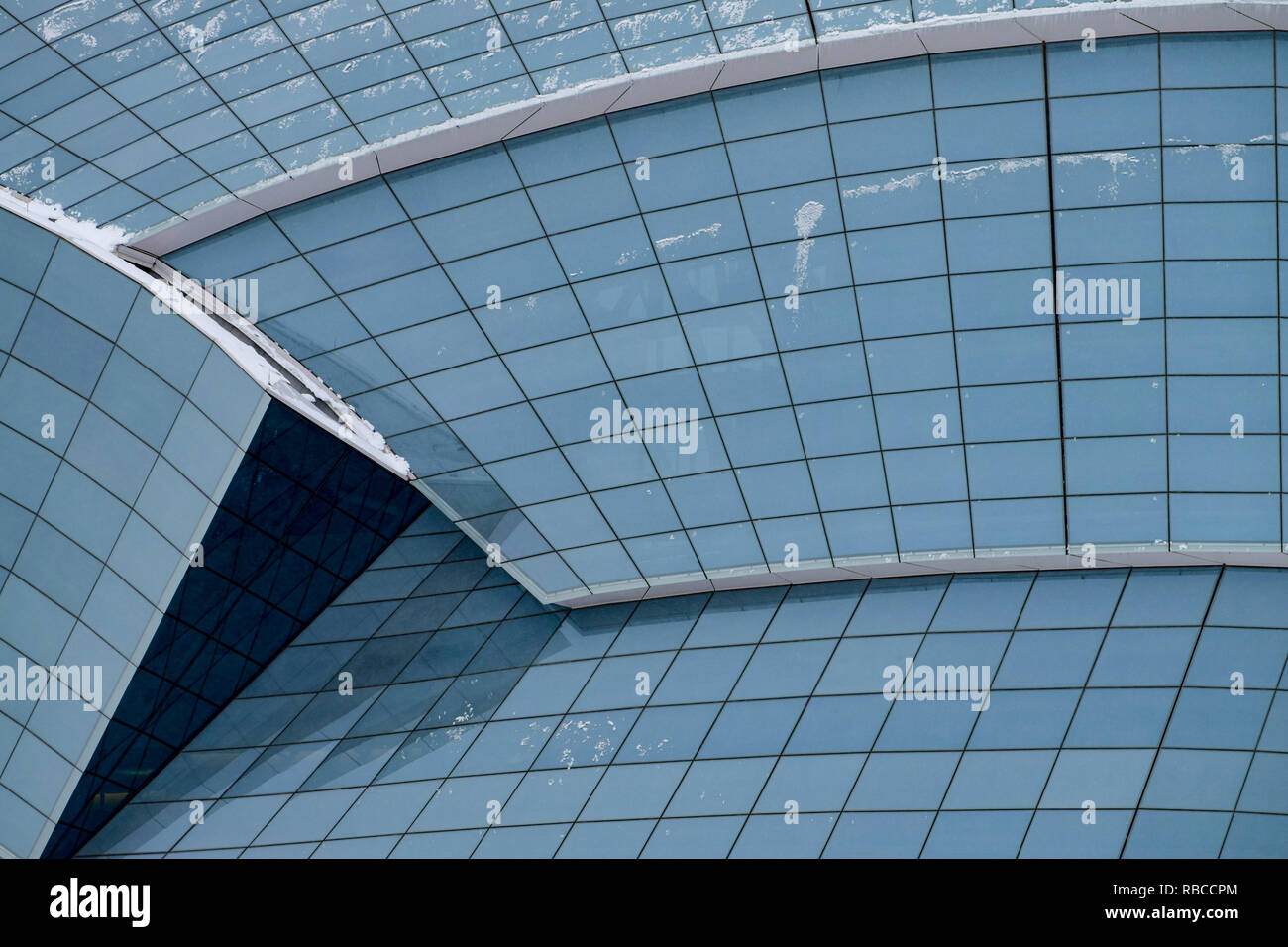 Patterns on a glass building Stock Photo - Alamy