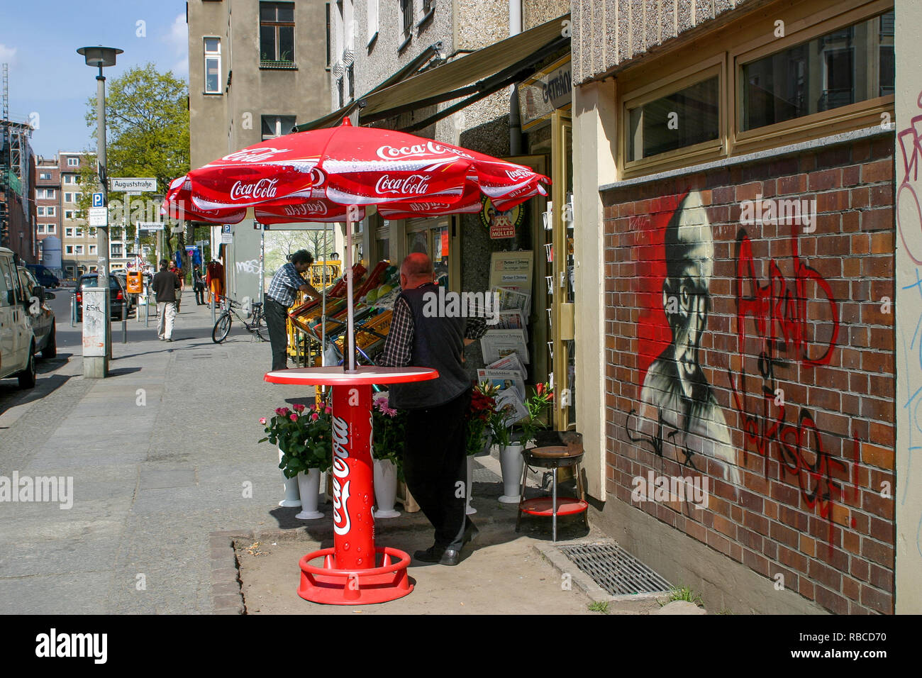 Fast food restaurant, Prenzlauerberg district, Berlin, Germany Stock ...