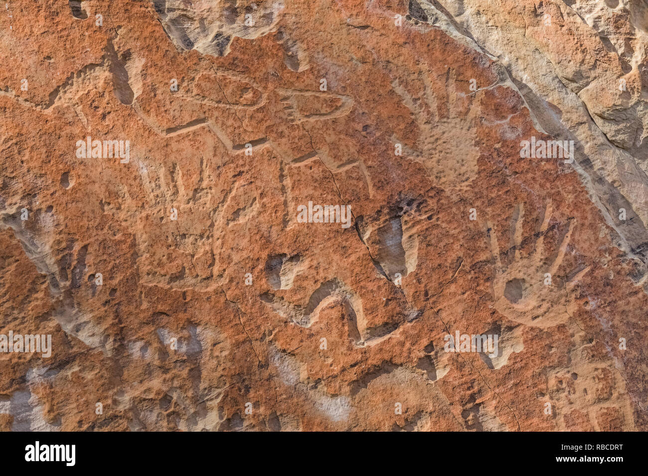 Petroglyphs carved centuries ago by Ancestral Puebloan artisans along ...