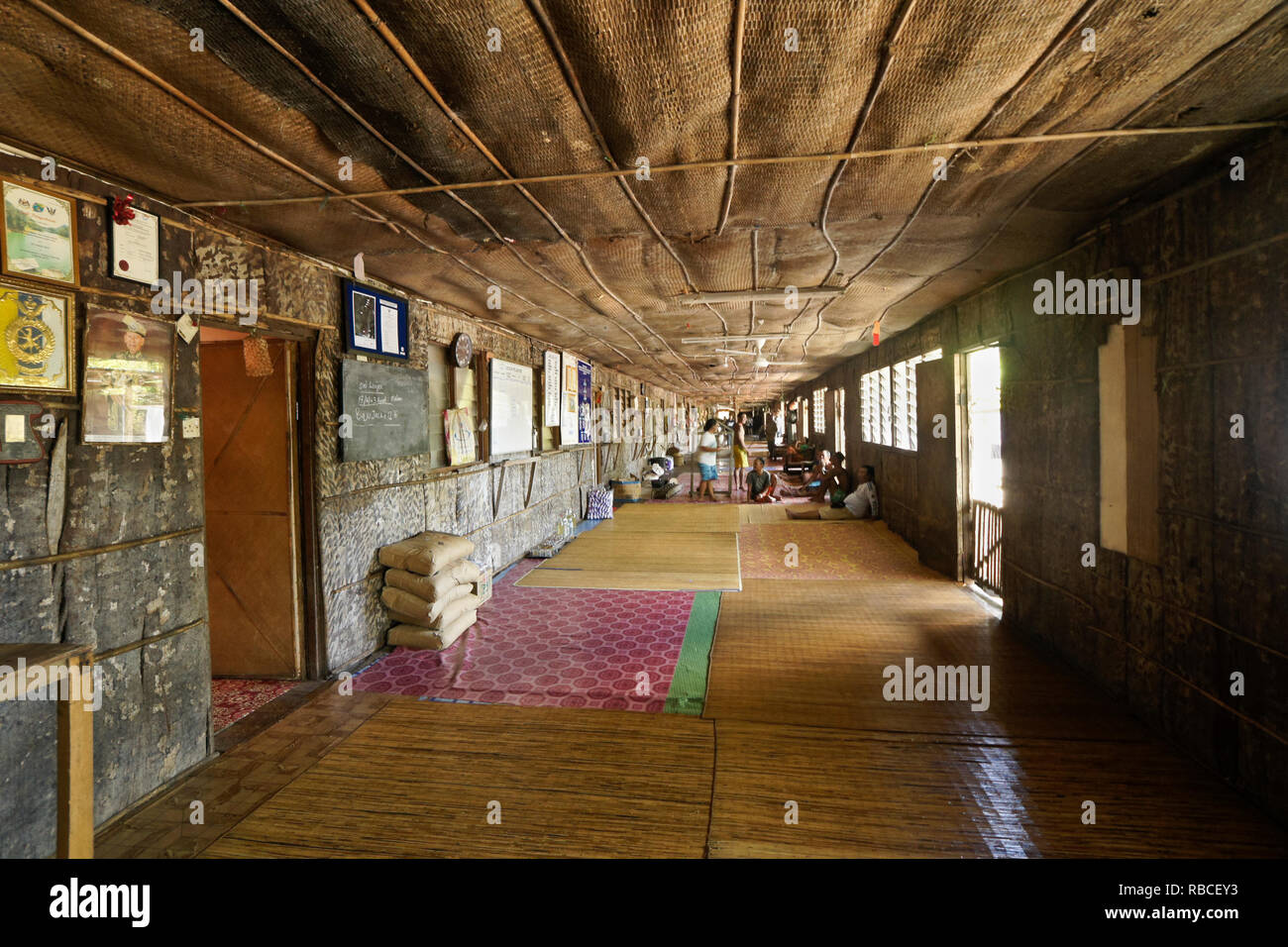Iban borneo longhouse hi-res stock photography and images - Alamy