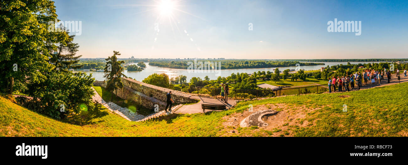 Belgrade, Serbia - June 09, 2013: The famous fortress in Belgrade, the ...