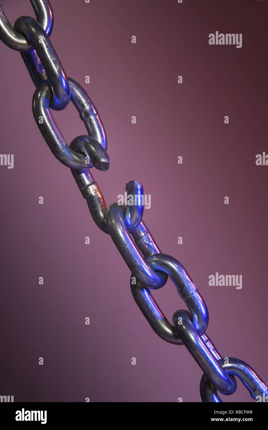 A Chain Is As Strong As Its Weakest Link High Resolution Stock ...