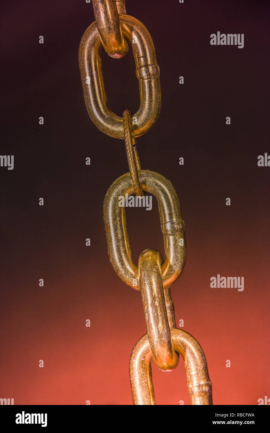 A chain is as strong as its weakest link hi-res stock photography and ...