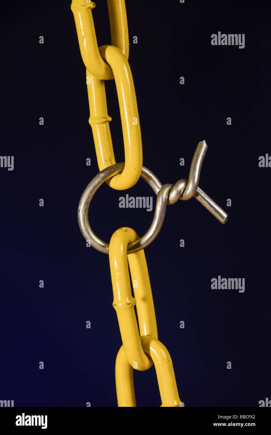 A Chain Is As Strong As Its Weakest Link High Resolution Stock ...