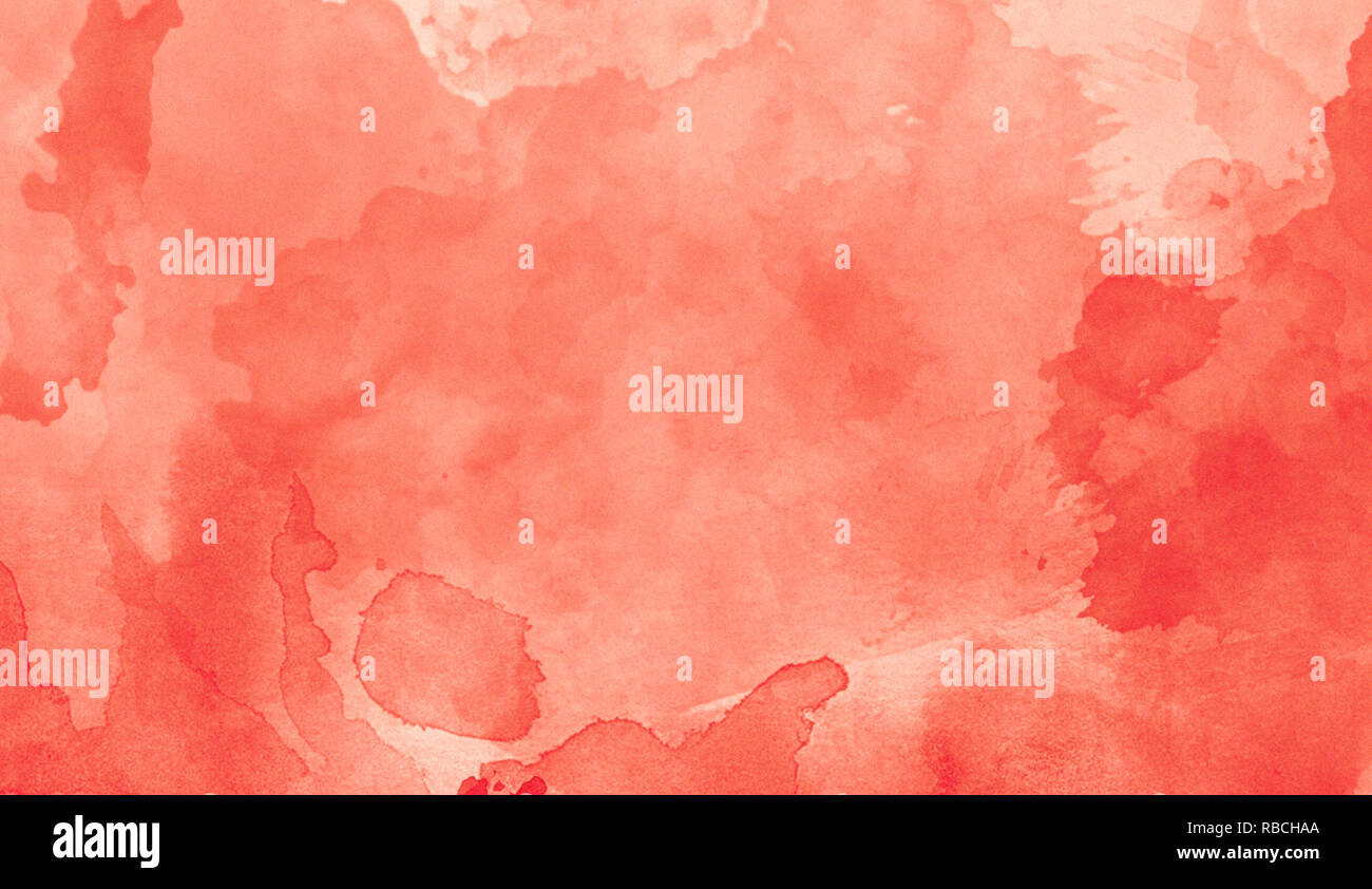 Impression watercolor red abstract texture art. Artistic bright ...