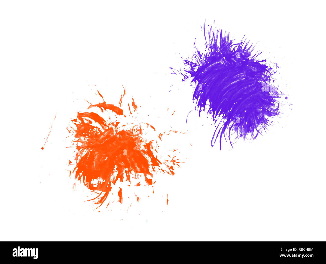 Colorful abstract watercolor stain with splashes and spatters Stock ...