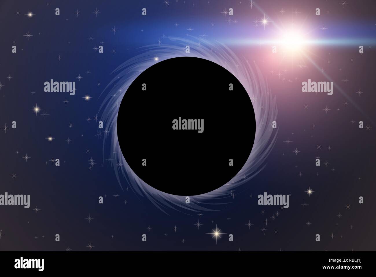 Wormhole science fiction space Stock Vector Images - Alamy
