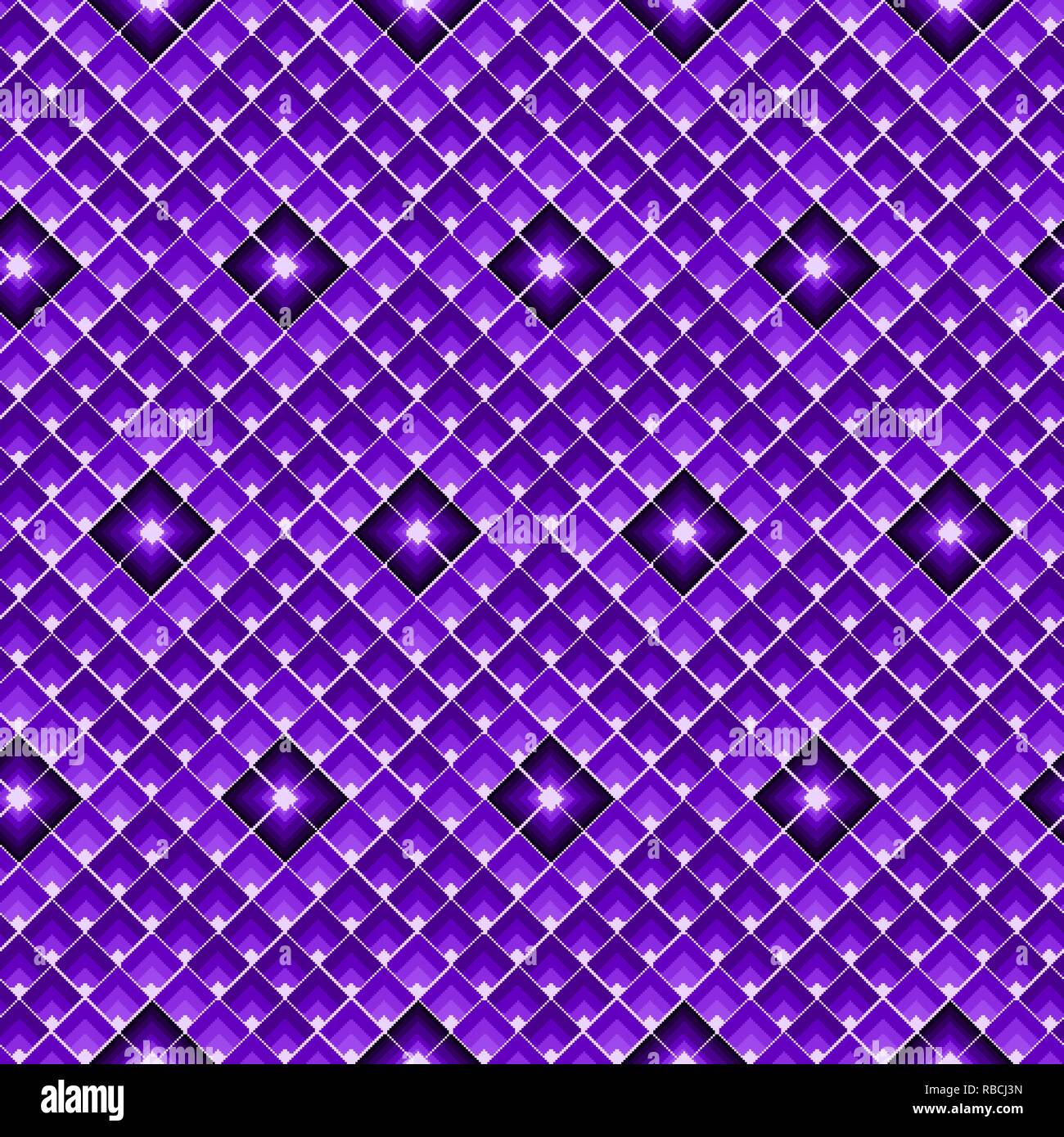 Purple geometric pattern hi-res stock photography and images - Alamy