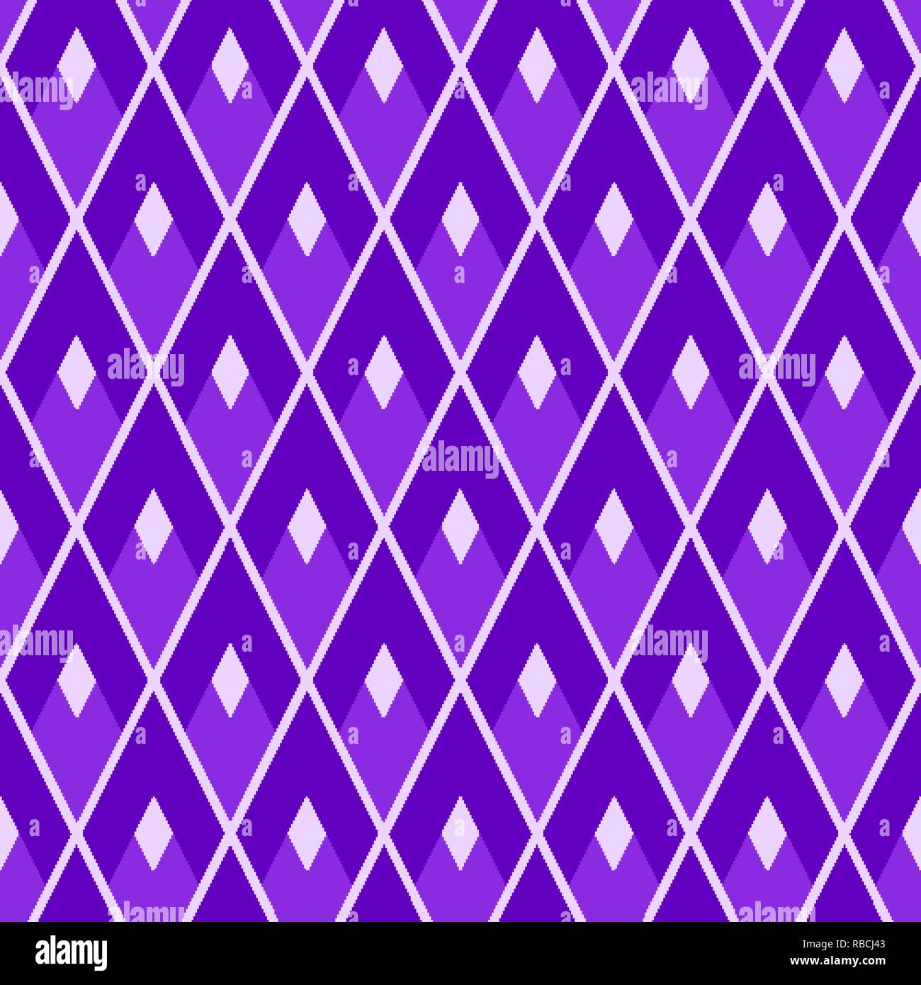 Purple seamless geometric pattern grid made of lozenges Stock Vector ...