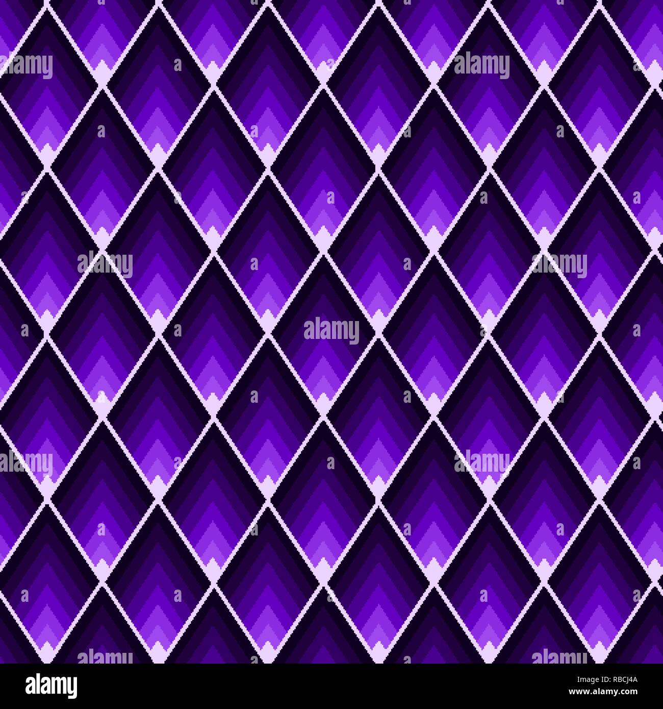 Seamless rhombus pattern. Protone purple tile geometric textile texture ...