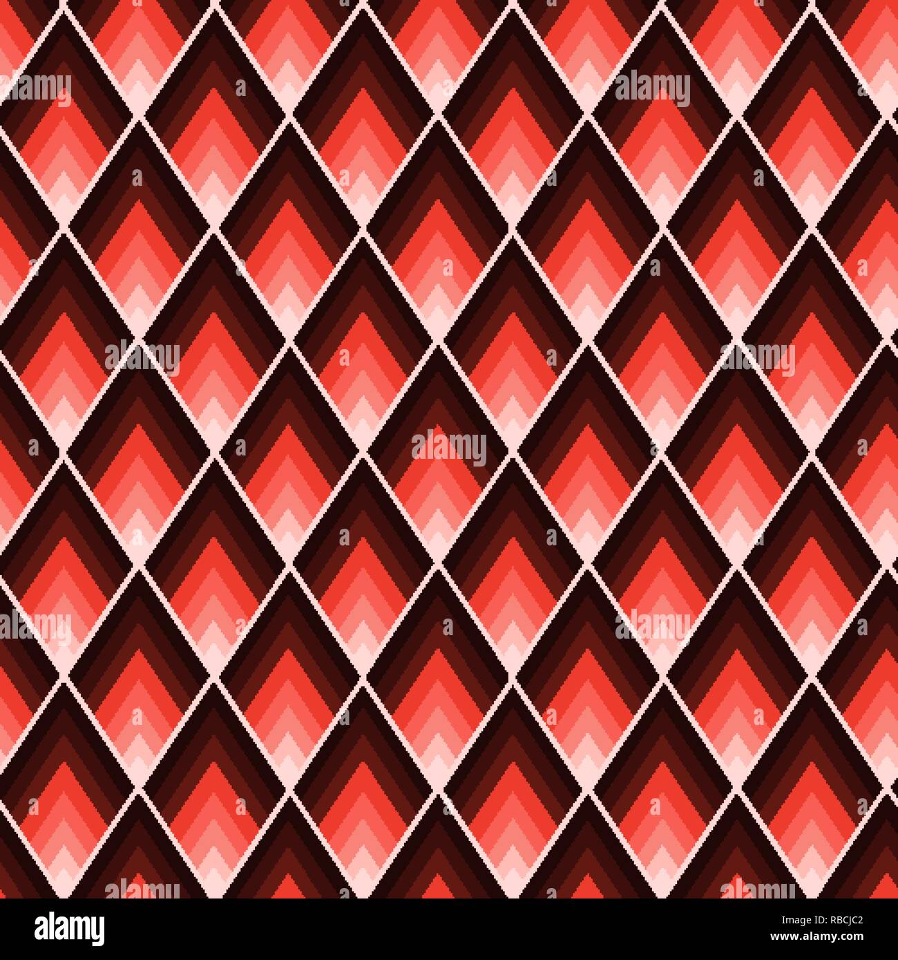 Geometric tile pattern with rhombus with sharp angles Stock Vector ...