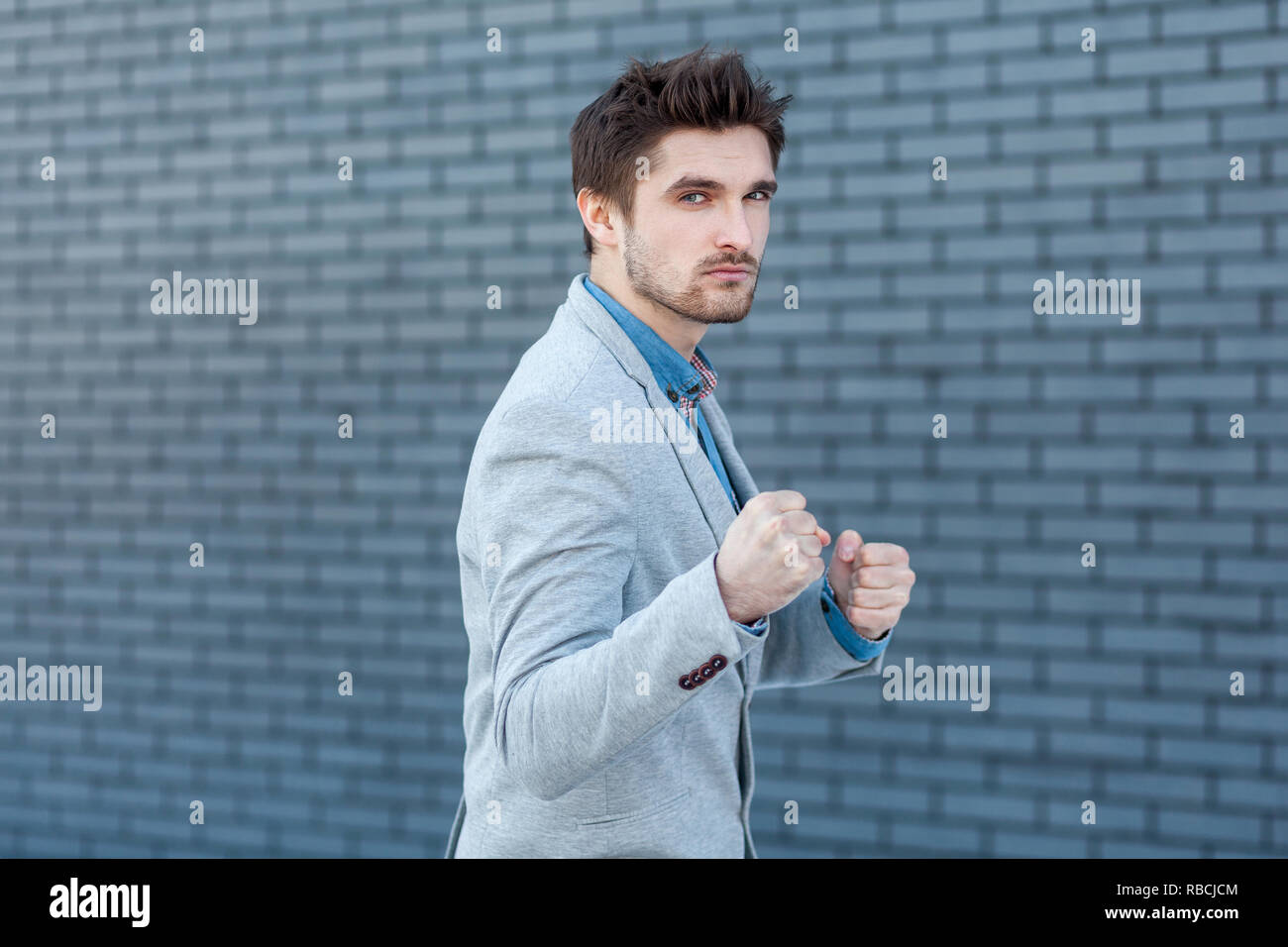 Furious position hi-res stock photography and images - Alamy