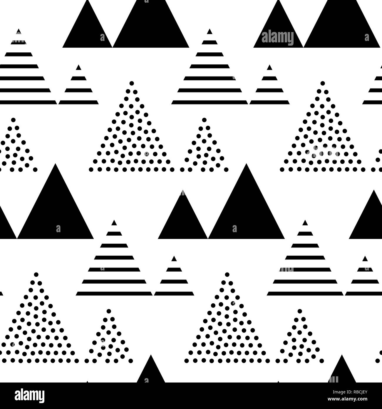 Pyramids seamless texture Black and White Stock Photos & Images - Alamy