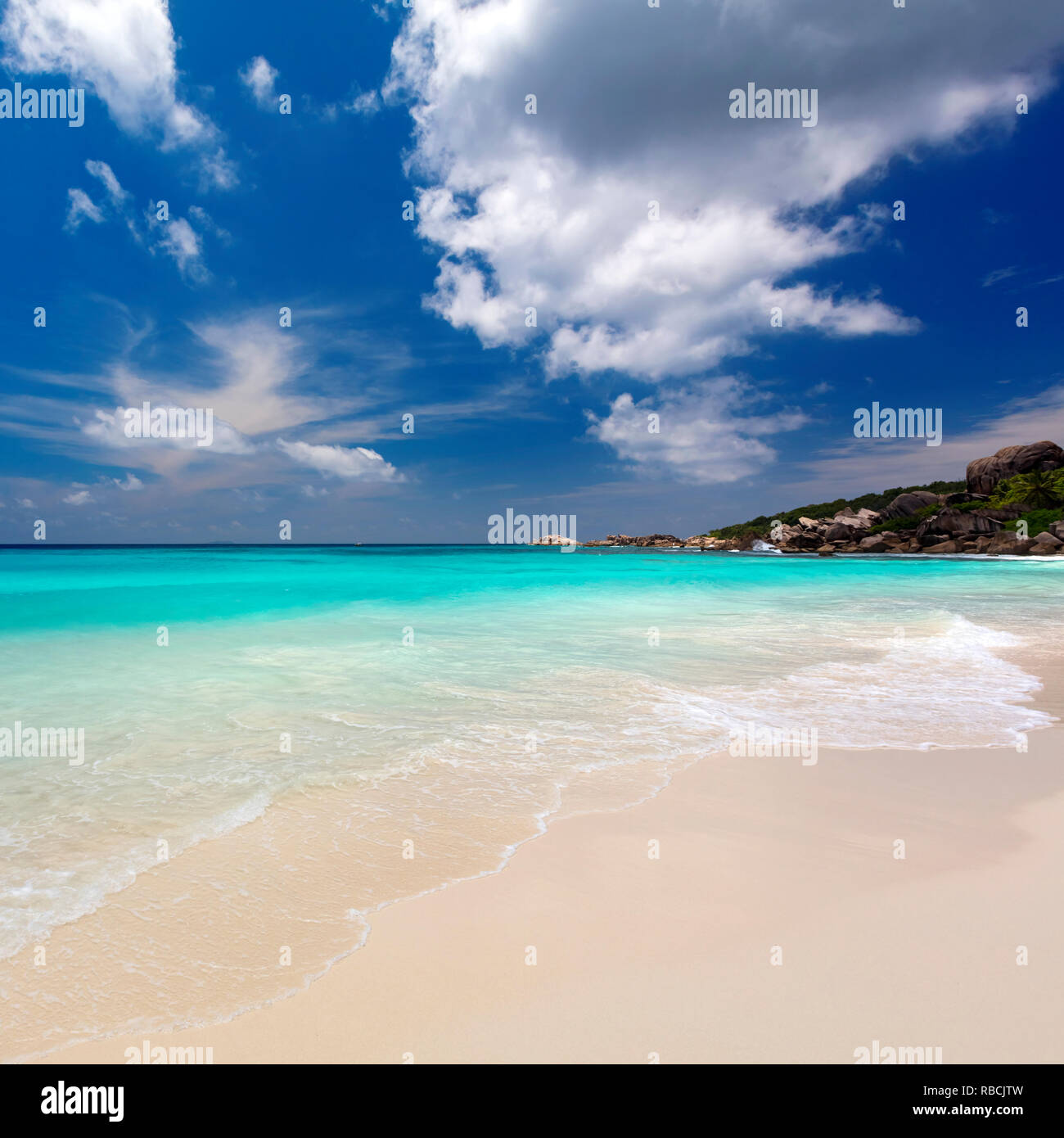 Turquoise lagoons of the tropical island. The beautiful place for ...