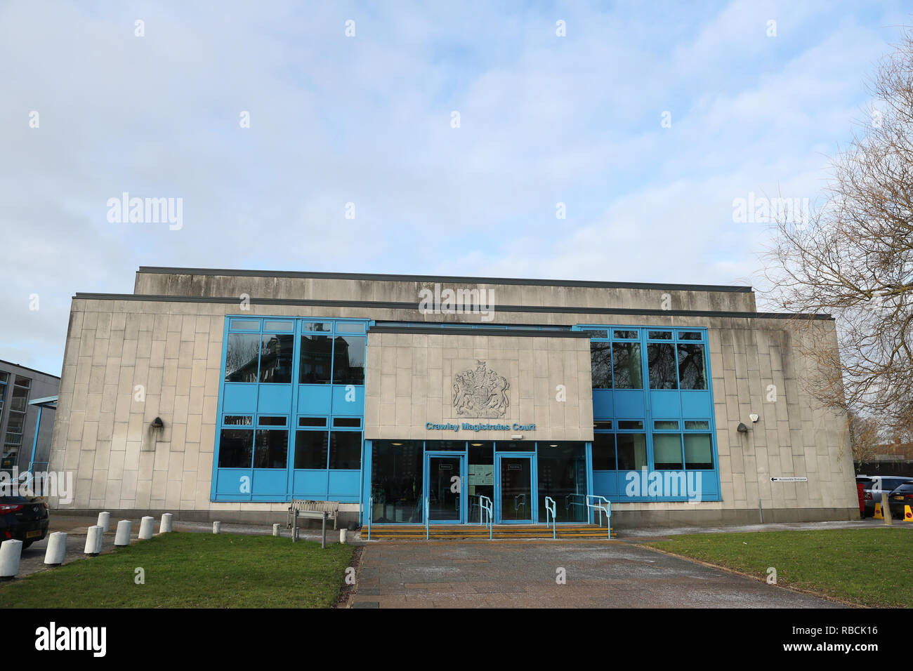 Crawley Magistrates' Court where Katie Price is appearing charged with ...