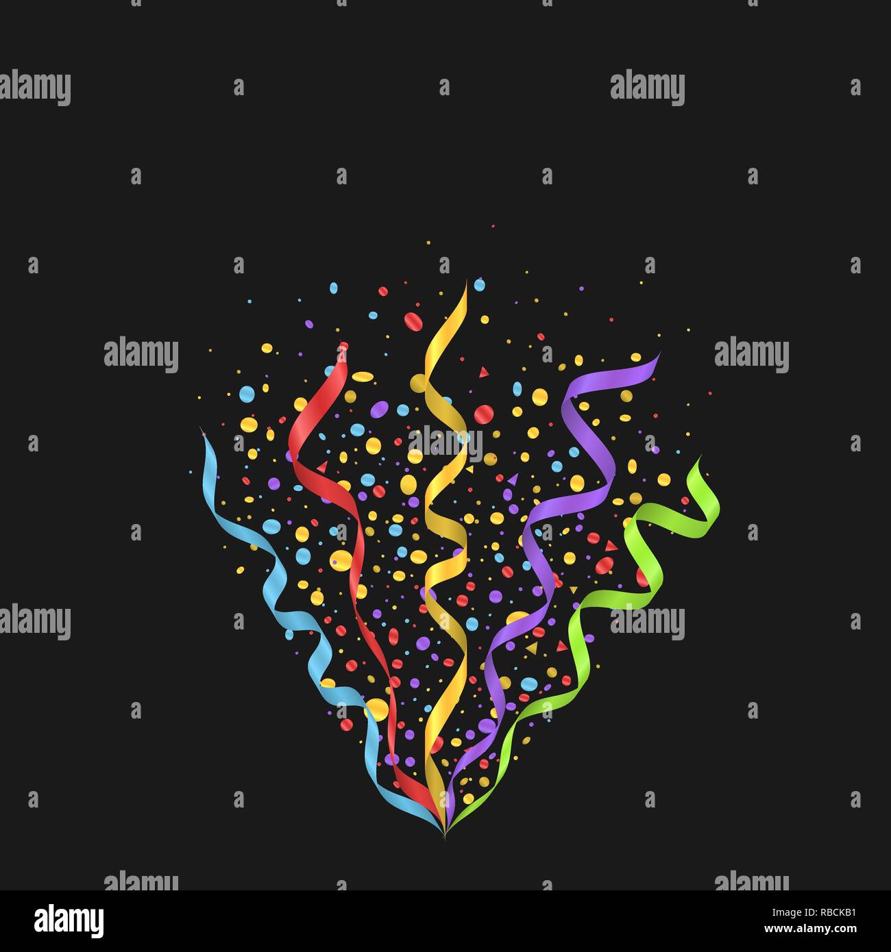 Colorful ribbons festive background. Abstract backdrop with many ...