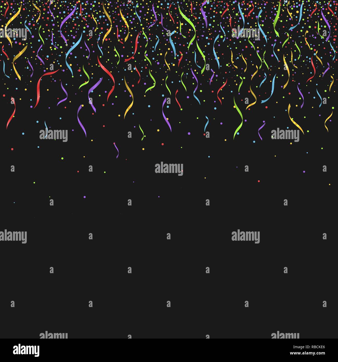 Curling ribbon colorful gift Stock Vector Images - Alamy