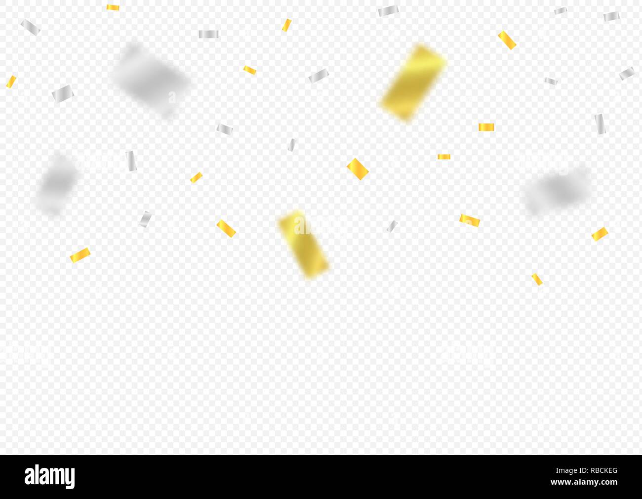 Design template confetti serpentine Cut Out Stock Images & Pictures - Alamy