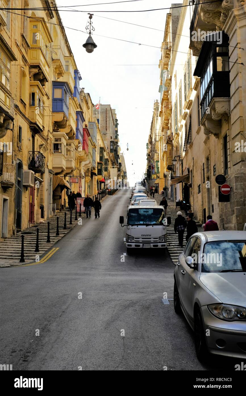 Strait street malta hi-res stock photography and images - Alamy