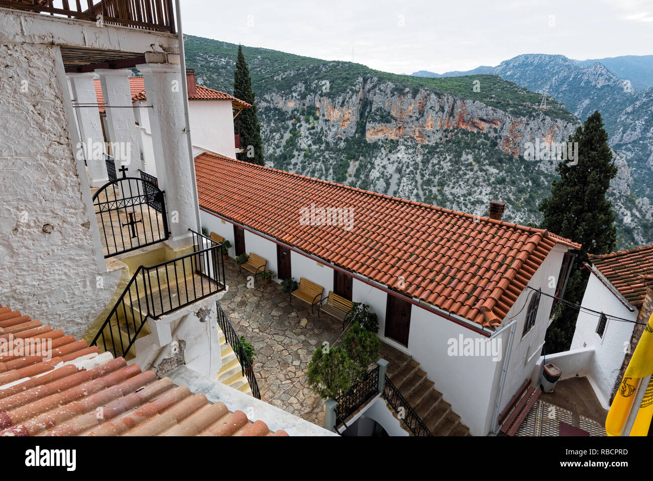 Part of the historical Monastery of Panagia Elona, dedicated to Virgin ...