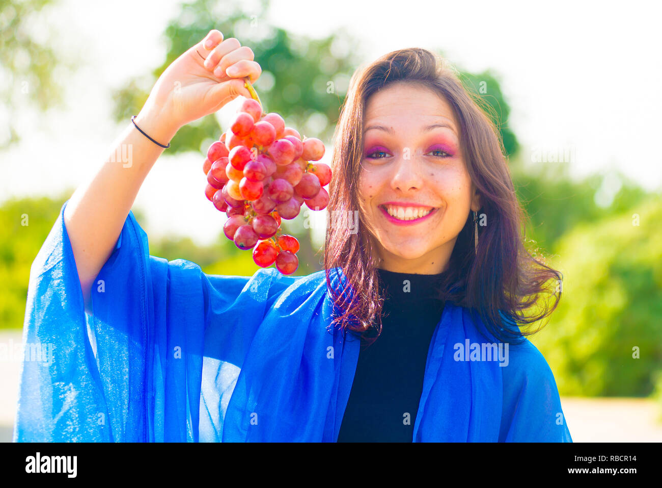 Latin female model poses for pictures in Barcelona, Spain. Barcelona's ...