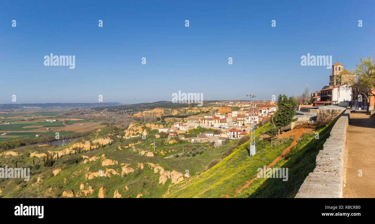 Colorful landscape as seen from the city of Toro, Spain Stock Photo - Alamy