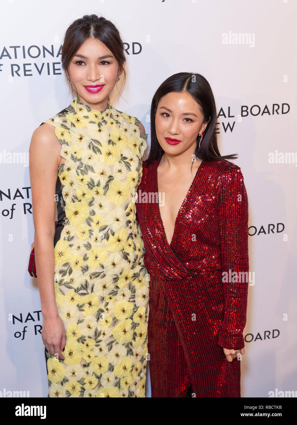 New York, NY - January 8, 2019: Gemma Chan and Constance Wu attend ...