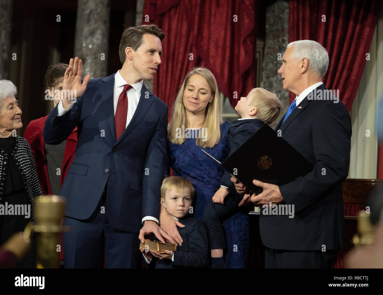 Washington, United States Of America. 03rd Jan, 2019. Sen. Josh Hawley ...