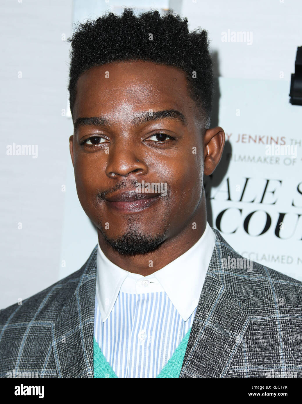 Los Angeles, California, USA. 8th January, 2019. Actor Stephan James ...