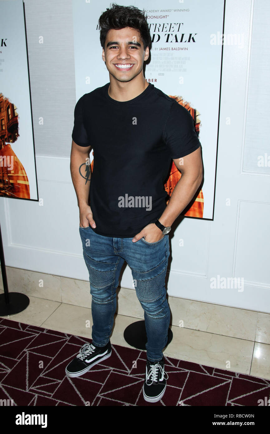 Los Angeles, California, USA. 8th January, 2019. Actor Jordan Buhat ...