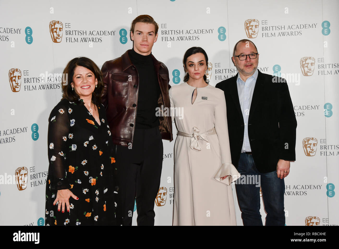 London, UK. 9th January, 2019. Pippa Harris, Will Poulter, Hayley ...