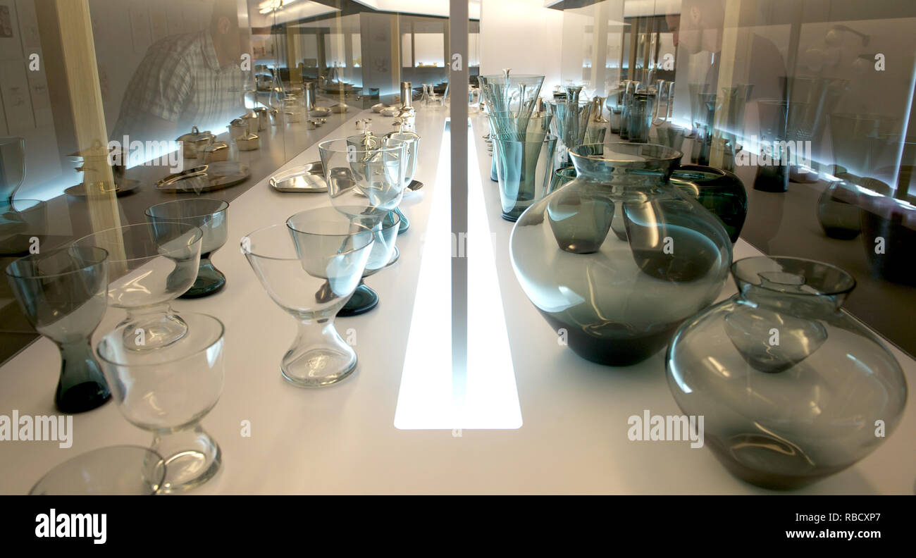Utility glass, designed by the industrial designer Wilhelm Wagenfeld ...