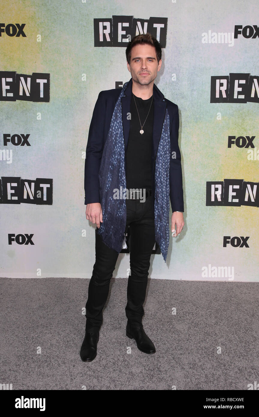 Los Angeles, Ca, USA. 8th Jan, 2019. Brennin Hunt, at FOX Television's ...