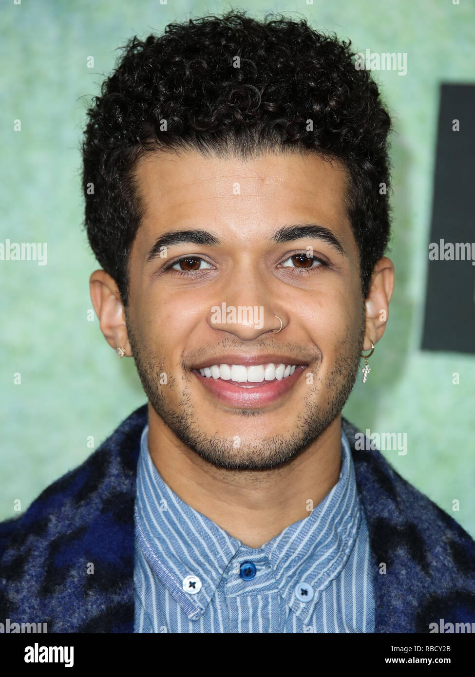 Los Angeles, USA. 8th January, 2019. Singer Jordan Fisher arrives at ...
