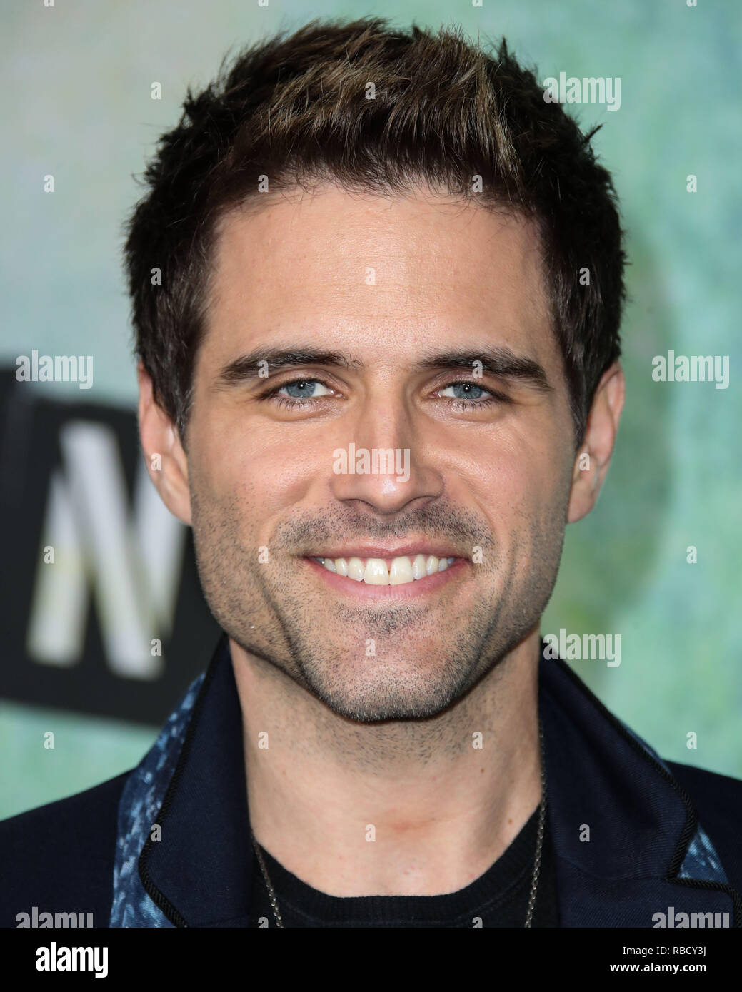 Los Angeles, USA. 8th January, 2019. Actor/singer Brennin Hunt arrives ...