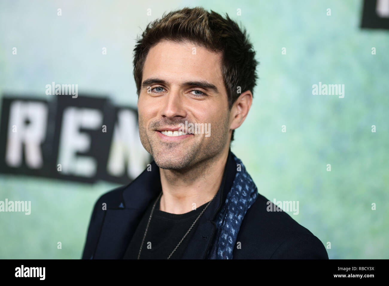 Los Angeles, USA. 8th January, 2019. Actor/singer Brennin Hunt arrives ...