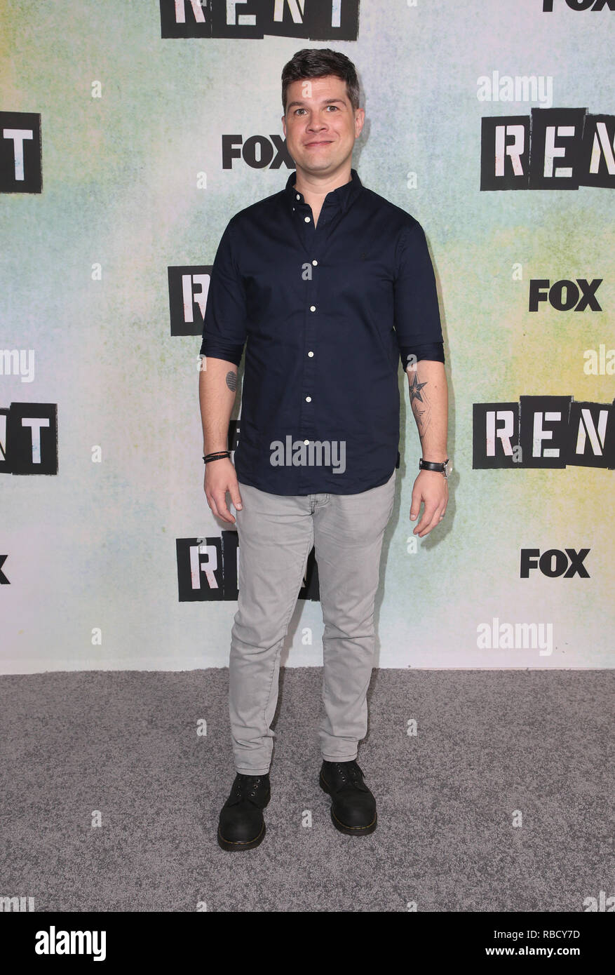 Los Angeles, Ca, USA. 8th Jan, 2019. Stephen Oremus, at FOX Television ...