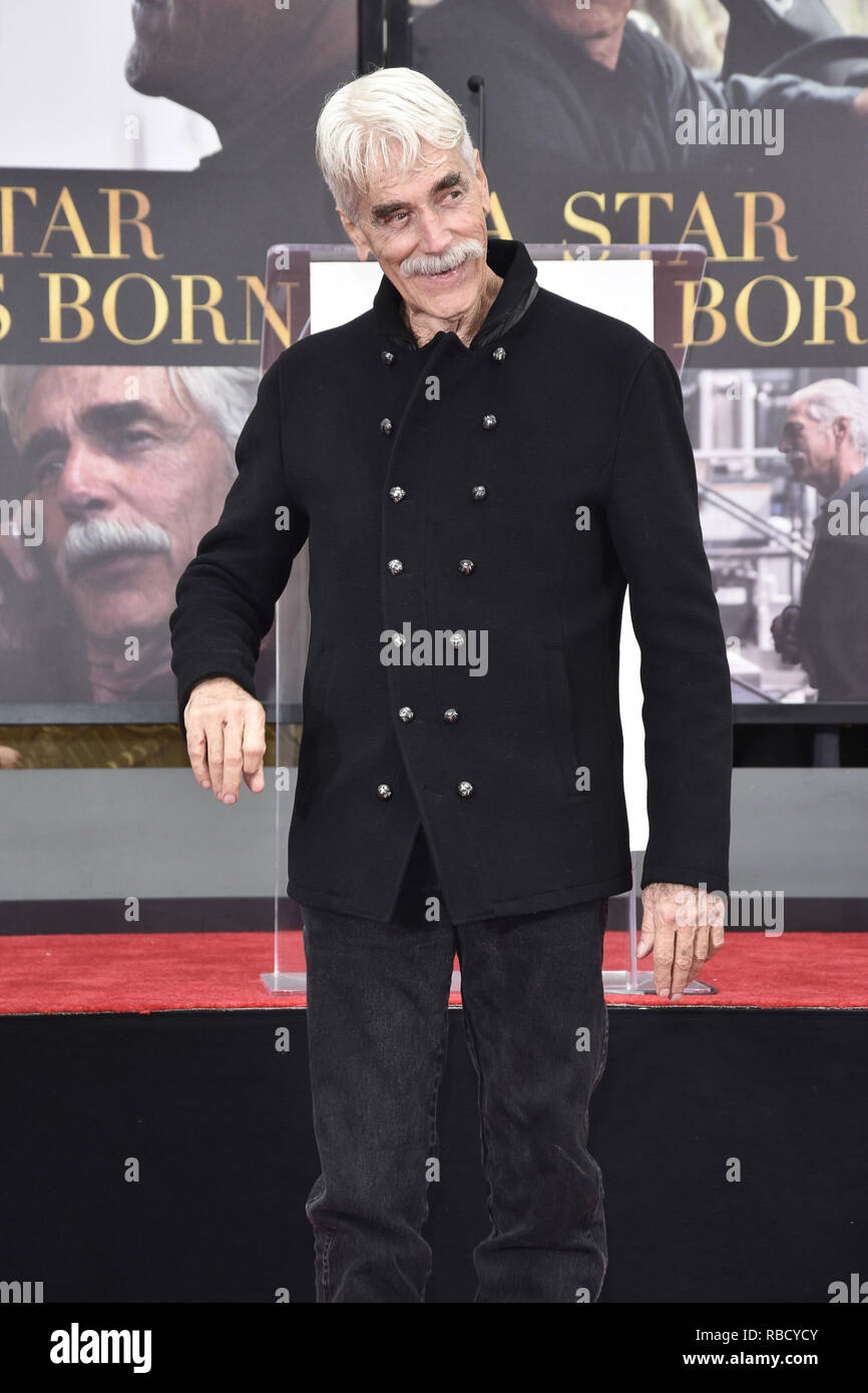 Sam Elliott attends his hand and footprint ceremony at TCL Chinese ...