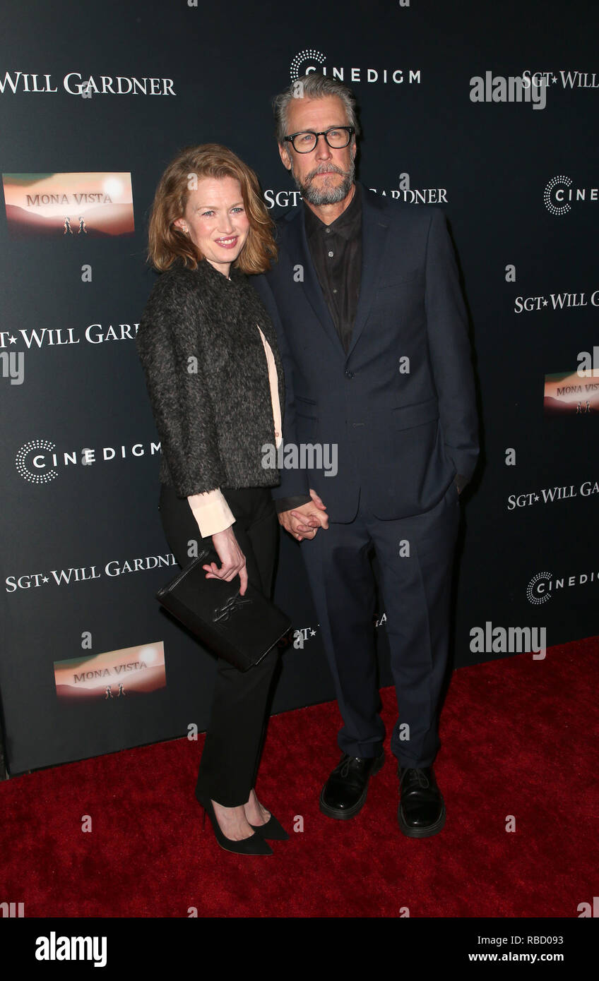 Hollywood, Ca. 8th Jan, 2019. Mireille Enos, Alan Ruck, at Premiere Of ...