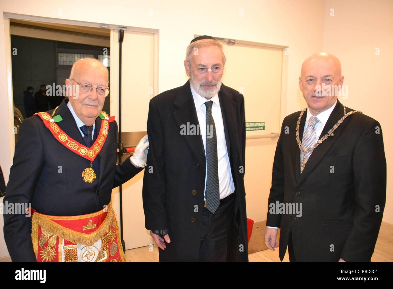Visit of Chief Rabbi of Rome Riccardo Di Segni to the Grand Master of ...