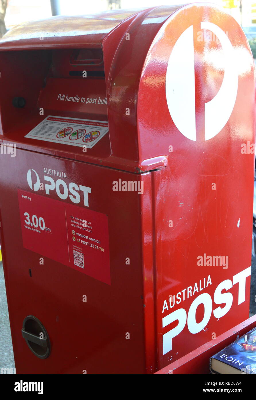 Australia post logo hi-res stock photography and images - Alamy