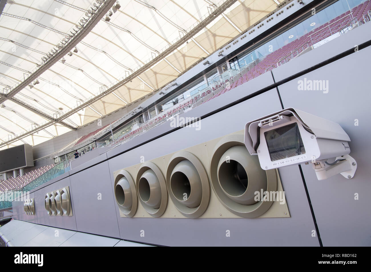 Khalifa stadium cooling hi-res stock photography and images - Alamy