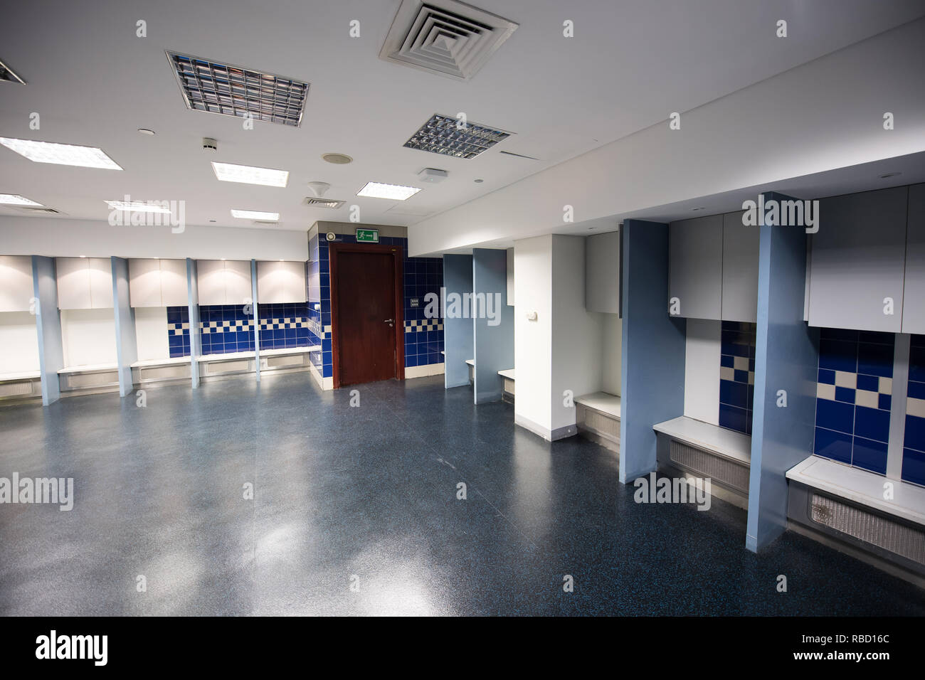 Doha, Qatar. 09th Jan, 2019. A changing room in the Khalifa ...